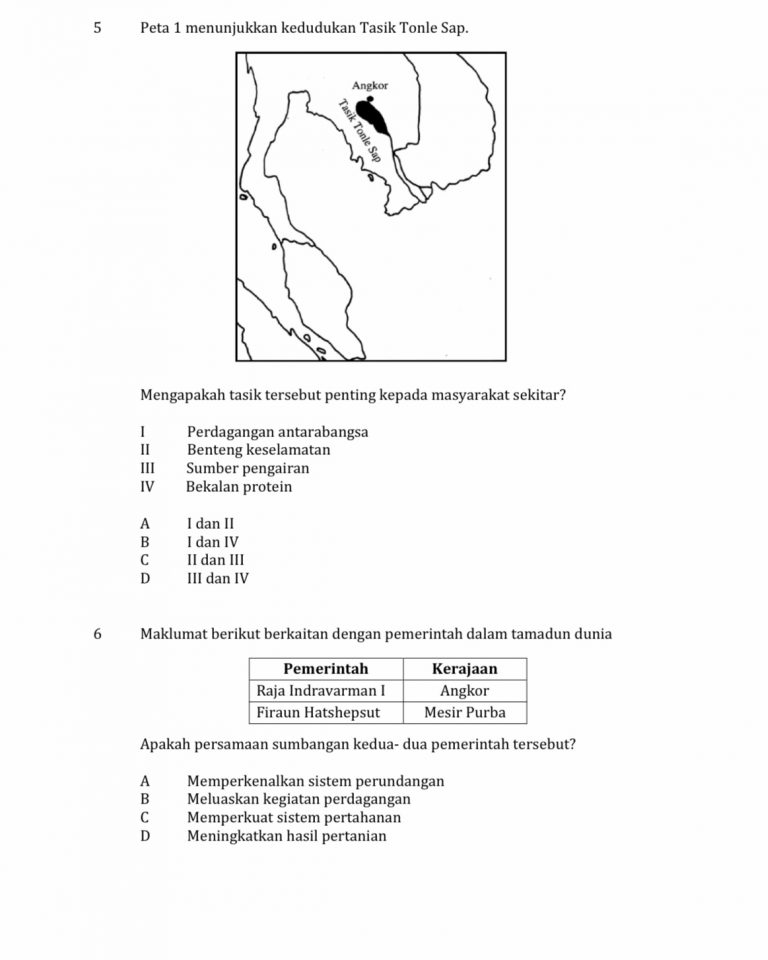 SPM 2020 Sejarah K1 (Soalan Skema) – TestNote.com