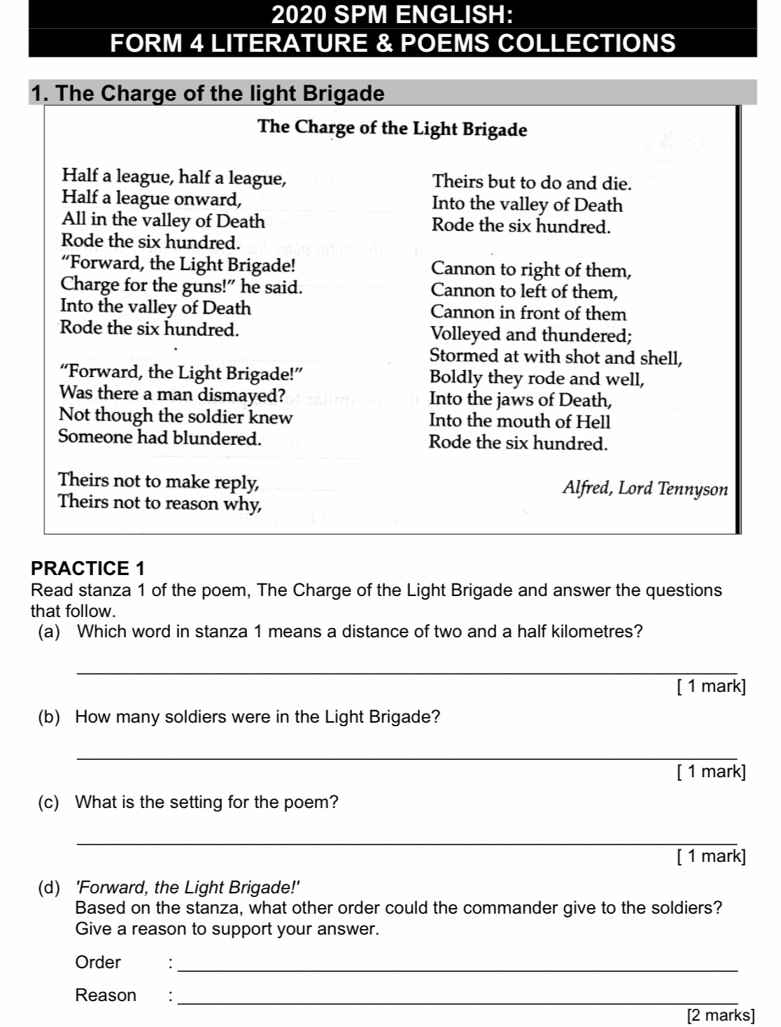 BAHASA ENGLISH SPM RAMALAN 2021 – TestNote.com